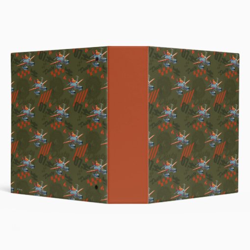 Dusty Green Pattern 3 Ring Binder | Zazzle