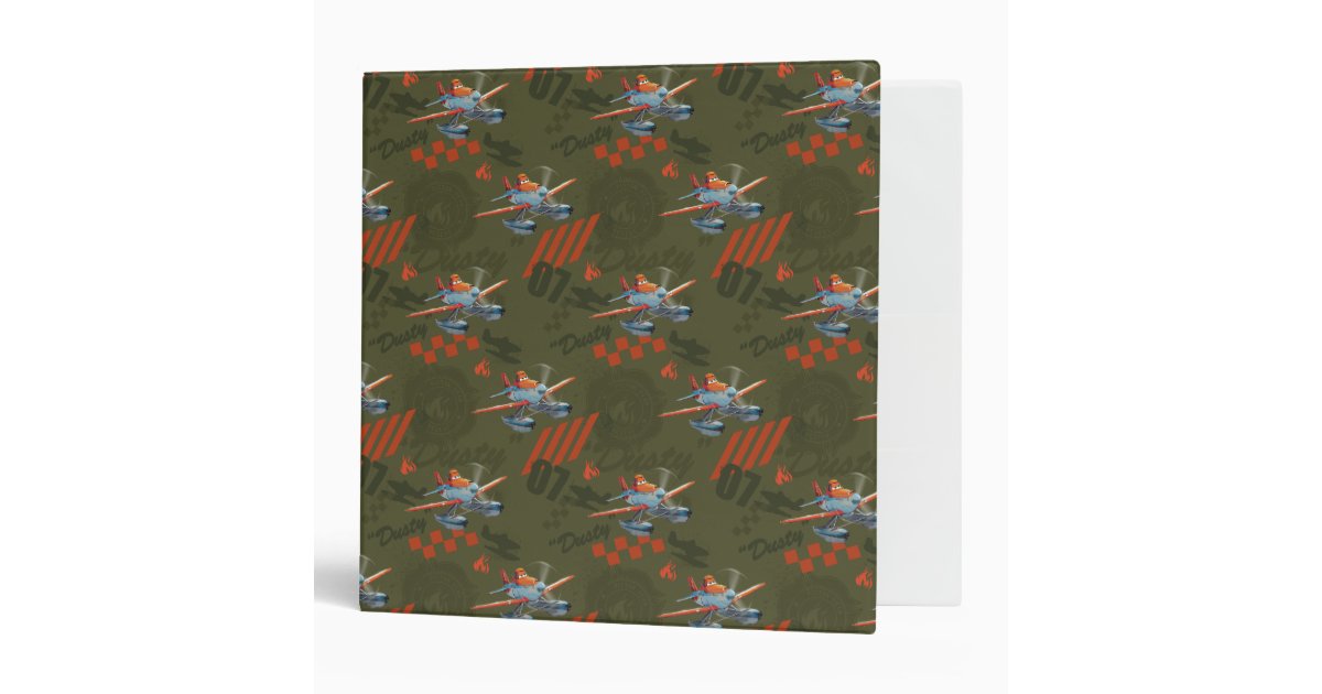 Dusty Green Pattern 3 Ring Binder | Zazzle