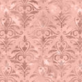 Dusty Pink Elegant Victorian Damask Wrapping Paper | Zazzle