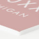 Dusty Pink Minimalist Bridal Brunch Welcome Foam Board | Zazzle