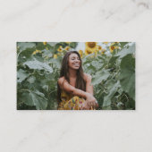 Dusty Pink QR Code Photo Social Media Icons Business Card | Zazzle