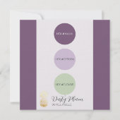 Dusty Plum Muted Color Palette Card | Zazzle