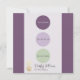 Dusty Plum Muted Color Palette Card | Zazzle