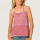 Dusty Rose Floral Tank Top | Zazzle
