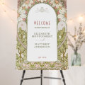 Dusty Rose Marguerite Daisy Welcome Sign Wedding | Zazzle