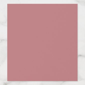 Dusty rose pink solid color wedding envelope liner | Zazzle