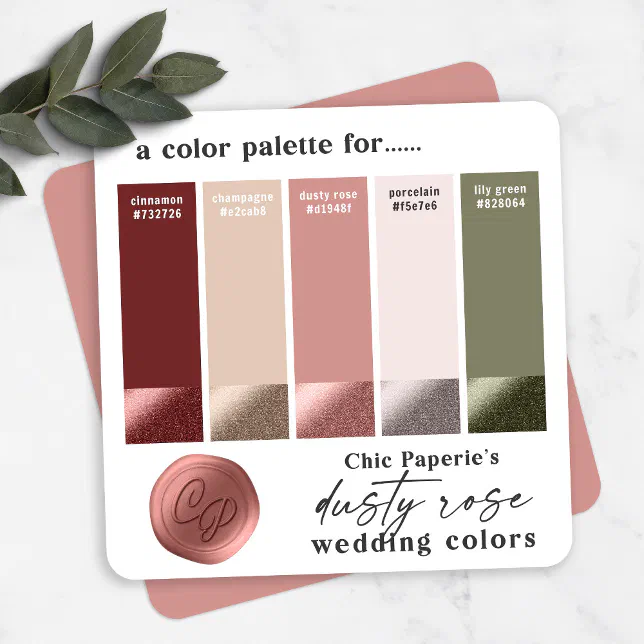 dusty rose color code