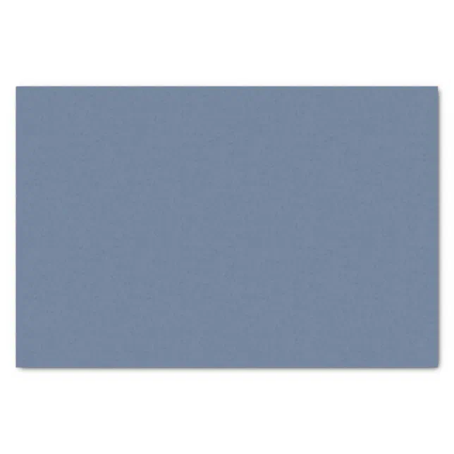 Dusty Slate Blue Tissue Paper | Zazzle