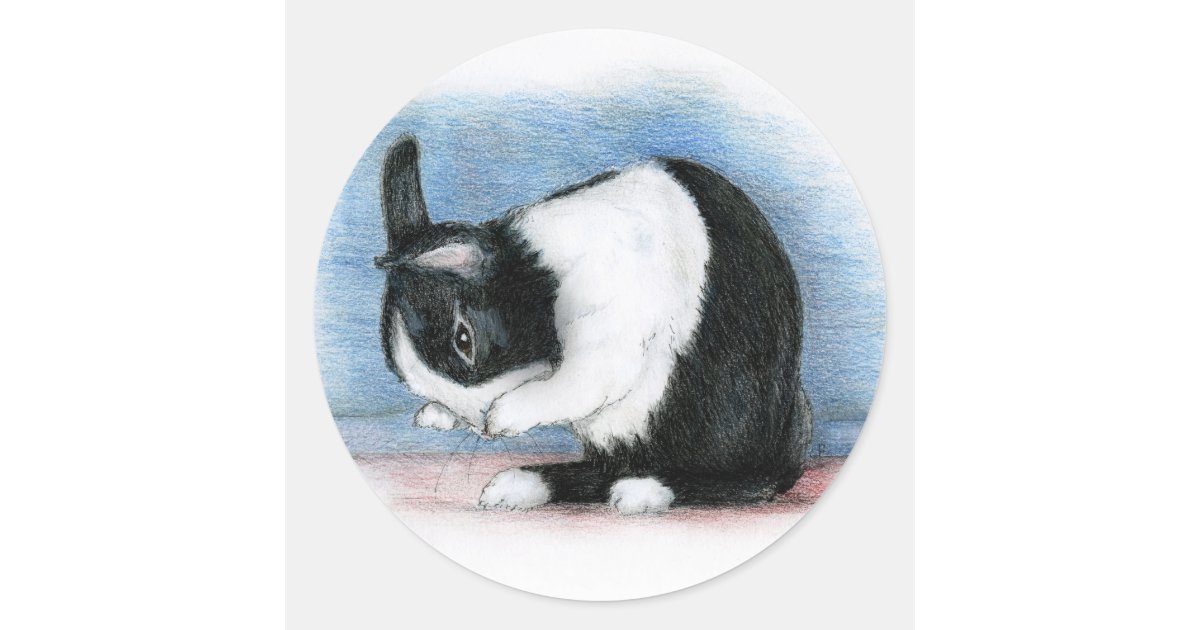 Dutch Classic Round Sticker | Zazzle