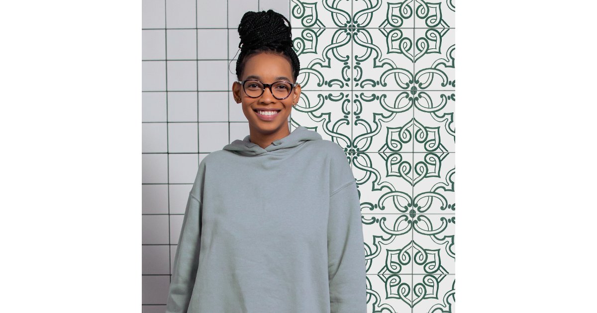 Dutch Delft Green Repro Backsplash Kitchen Azulejo Ceramic Tile | Zazzle
