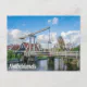 Dutch lifting wooden bridge in Netherlands Postcard | Zazzle