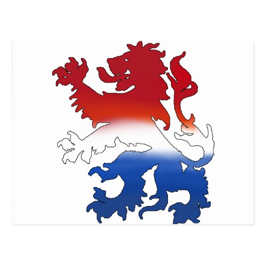 Dutch lion Netherlands flag gear Postcard | Zazzle.com