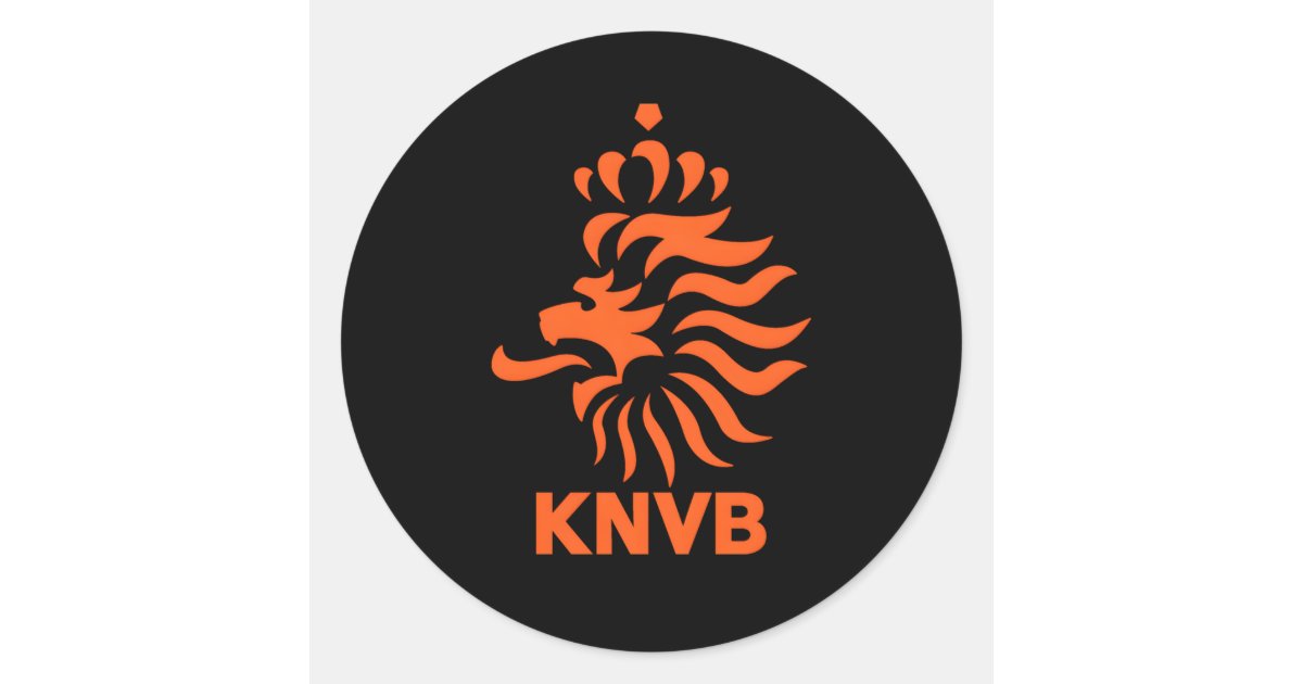 Dutch Lion Symbol For Dutch Nederlanders Classic Round Sticker | Zazzle