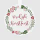 Dutch Merry Christmas Wreath, Vrolijk Kerstfeest Ornament | Zazzle