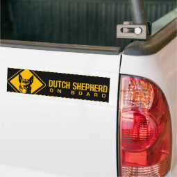 Dutch Shepherd Dog - Dutchie Bumper Sticker | Zazzle
