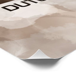 Dutch Shepherd - Dutchie Illustration Poster | Zazzle