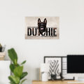 Dutch Shepherd -Hollandse Herdershond Poster | Zazzle