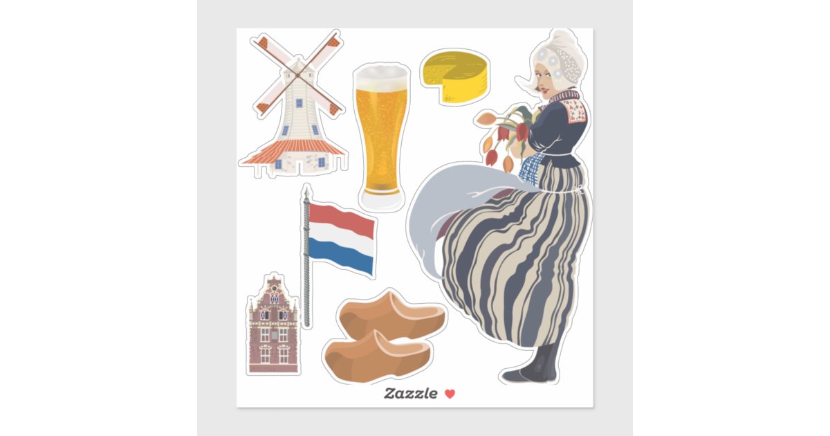Dutch Themed Decals | Zazzle