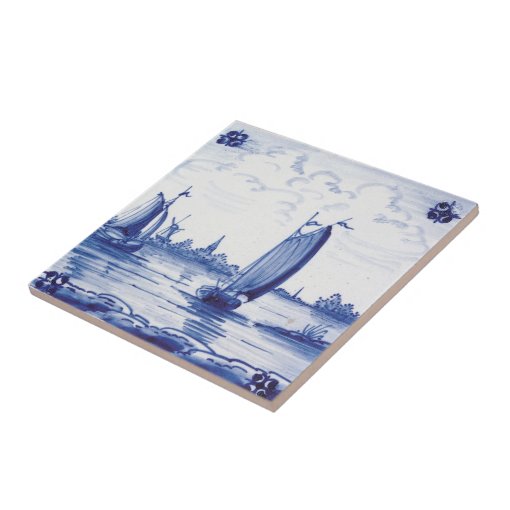 Dutch traditional blue tile | Zazzle