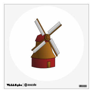 Windmill Wall Decals & Wall Stickers | Zazzle