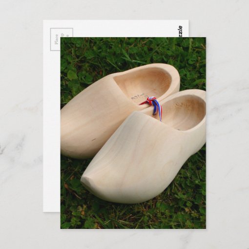 Dutch wooden clogs postcard | Zazzle