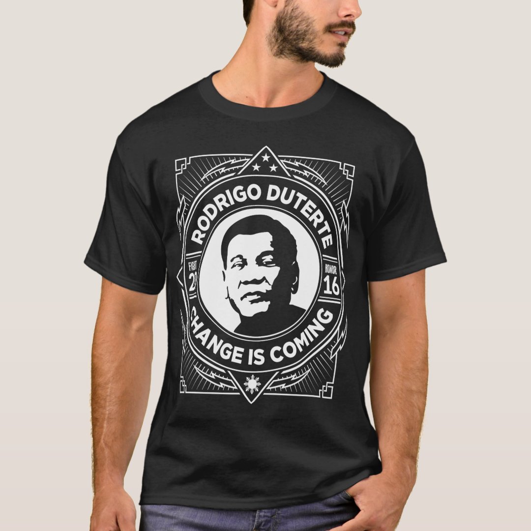 Duterte for President T-Shirt | Zazzle