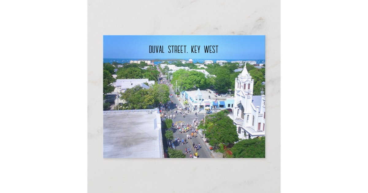Duval Street, Key West Florida Postcard | Zazzle