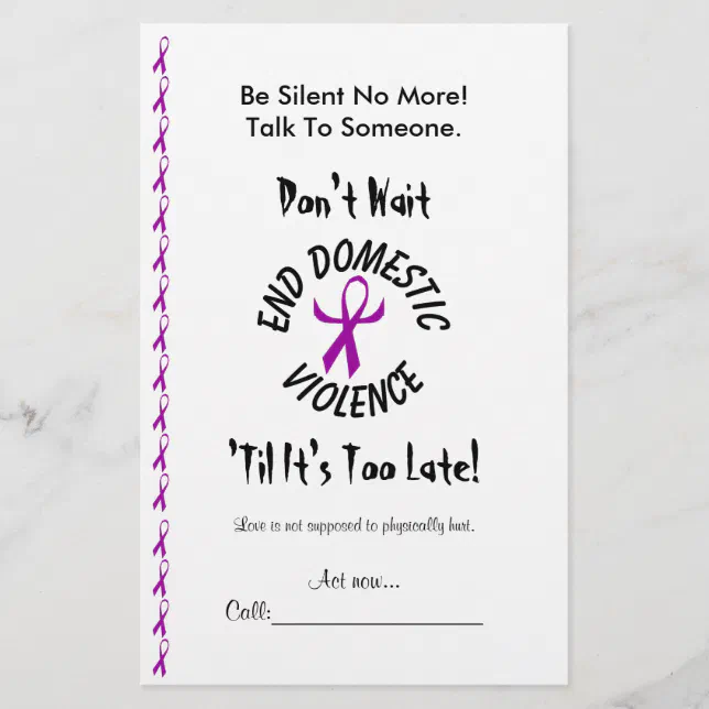 DVA Ribbon (humanized) Flyer | Zazzle