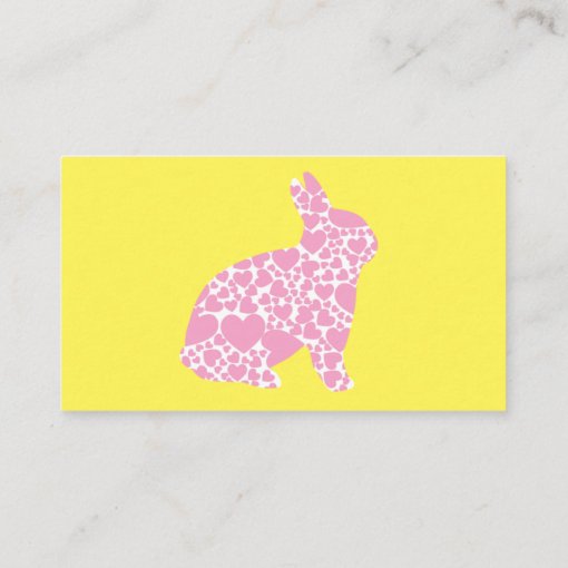Dwarf Hotot Bunny Rabbit Breeder Business Card | Zazzle