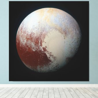 Dwarf Planet Pluto Canvas Print | Zazzle