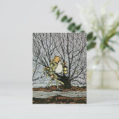 Dwarf with a Lantern Postcard | Zazzle