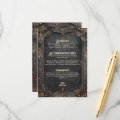 Dwarven Splendor Fantasy Wedding Enclosure Card | Zazzle