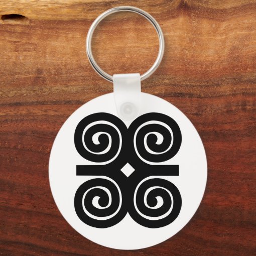 Dwennimmen Strength | Humility Adinkra Symbol Keychain | Zazzle