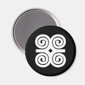 Dwennimmen Strength | Humility Adinkra Symbol Magnet | Zazzle