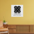 Dwennimmen Strength | Humility Adinkra Symbol Poster | Zazzle