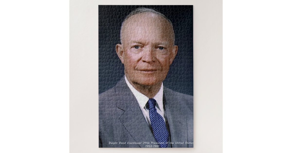 Dwight D. Eisenhower 34th President Jigsaw Puzzle | Zazzle