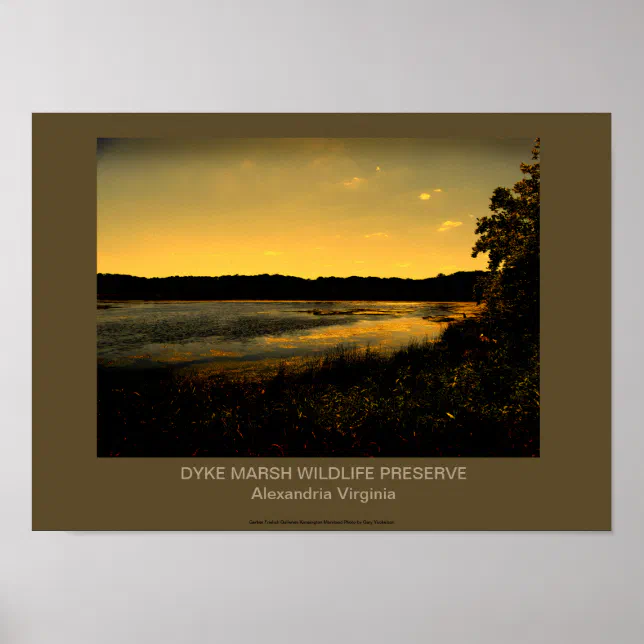DYKE MARSH WILDLIFE PRESERVE POSTER | Zazzle