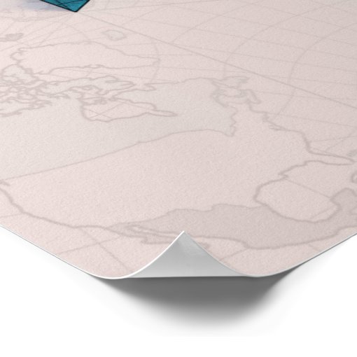 Dymaxion World map Poster | Zazzle