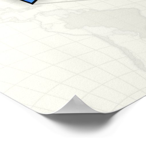 Dymaxion World map Poster | Zazzle