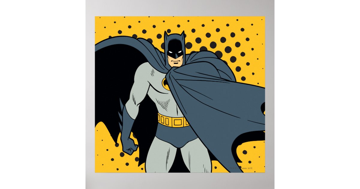 Dynamic Batman Cape Poster | Zazzle