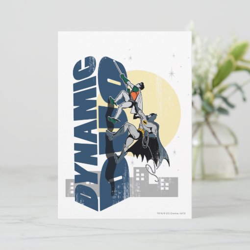 Dynamic Duo Graphic Invitation | Zazzle