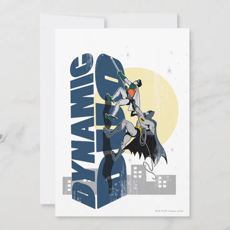 Dynamic Duo Graphic Invitation | Zazzle