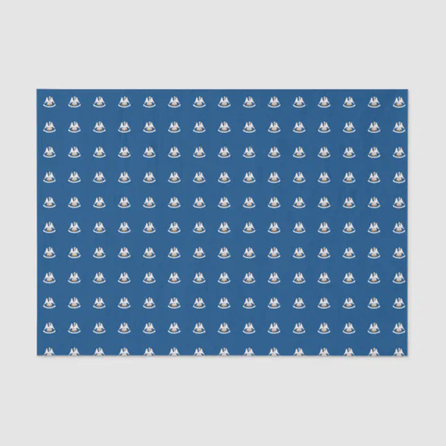 Dynamic Louisiana State Flag Graphic on a Tissue Paper | Zazzle
