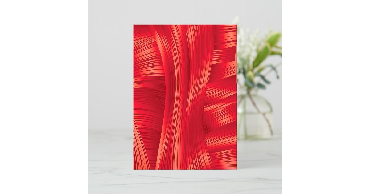 Dynamic Red Muscle Texture Abstract Invitation | Zazzle