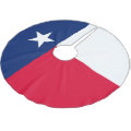 Dynamic Texas State Flag Graphic on a Brushed Polyester Tree Skirt | Zazzle