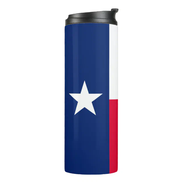 Dynamic Texas State Flag Graphic on a Thermal Tumbler | Zazzle