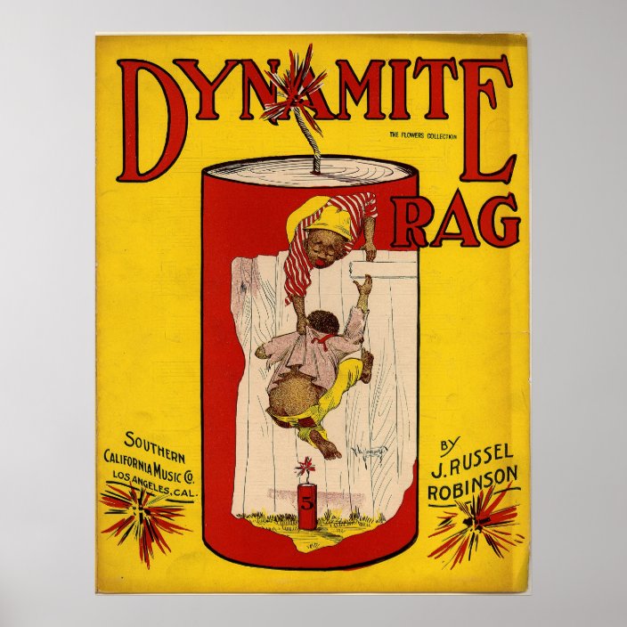 Dynamite Rag Poster | Zazzle.com