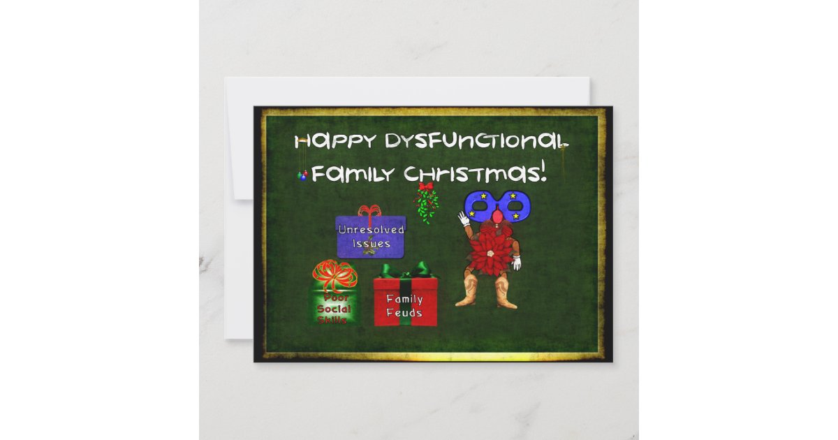 Dysfunctional Family Christmas Invitation | Zazzle