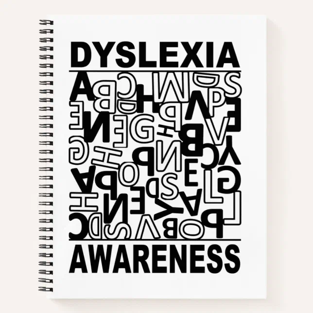Dyslexia Awareness Dyslexia Teachers Students Notebook | Zazzle