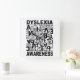 Dyslexia Awareness Dyslexia Teachers Students Square Wall Clock | Zazzle